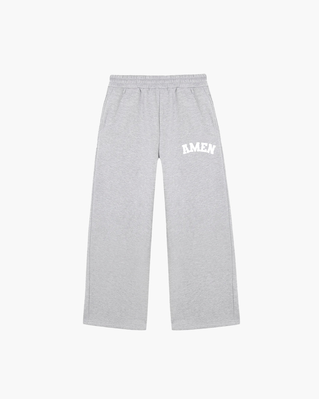 CALÇA MOLETOM BAGGY CINZA – Amen